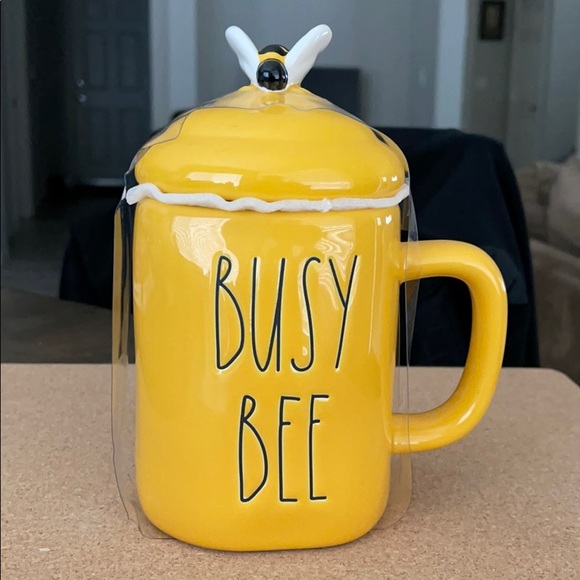 Rae Dunn | Dining | Rae Dunn Busy Bee Mug With Topper | Poshmark